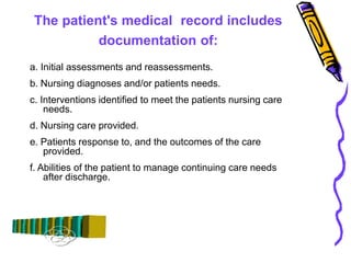 documentation required in medical records.ppt | Medical Tests | Medical ...