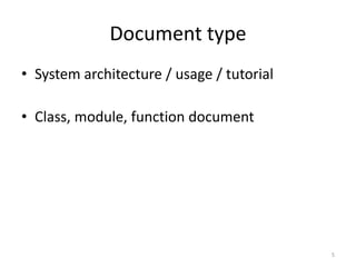 Documentation with sphinx @ PyHug | PPT