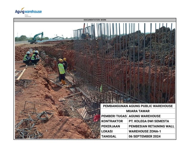 AGUNG RAYA PROJECT - DOCUMENTATION DAILY | PPT