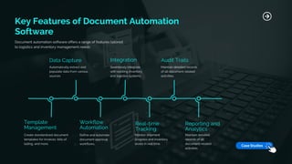 Document Automation Software for Logistics in Shipment and Inventory Management | PPT | Free ...