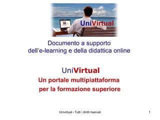 Documentazione Univirtual | PPT