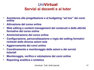Documentazione Univirtual | PPT