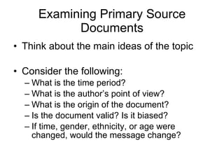 Document Based Questions Usi | PPT | Education