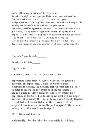 Document Camden Master Lease RenewalDescription Form .docx