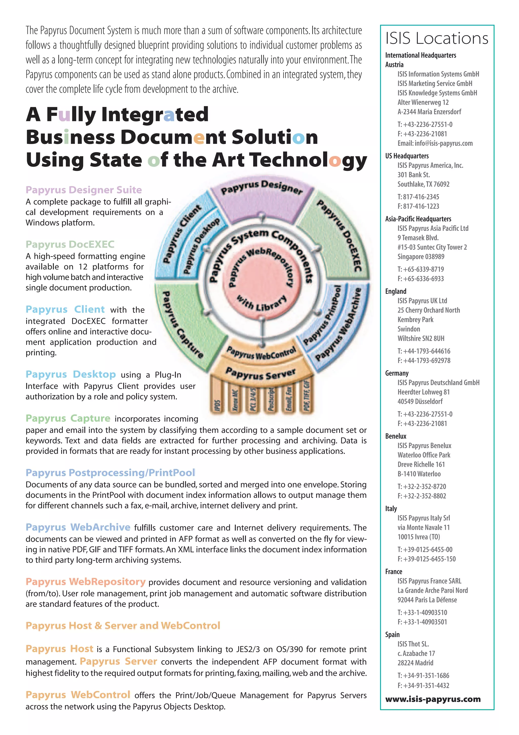 Isis Papyrus Document Capture Solutions | PDF