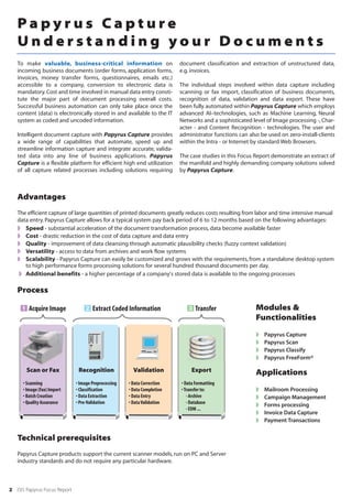 Isis Papyrus Document Capture Solutions | PDF