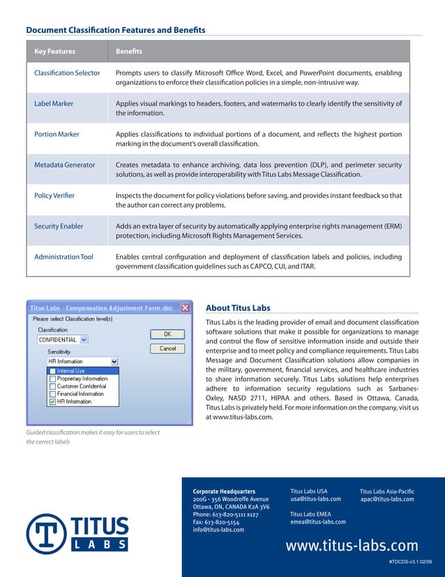 Document Classification for Microsoft Office | PDF | Desktop Publishing ...