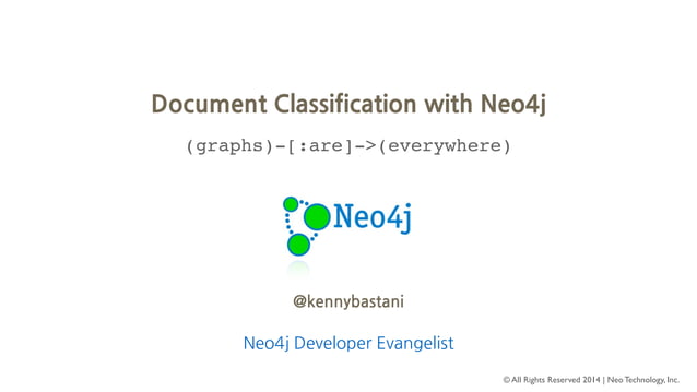 Document Classification with Neo4j | PPT