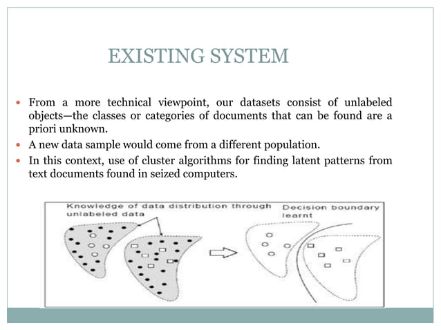 Document Clustering For Forensic Analysis Pptx Databases Computer