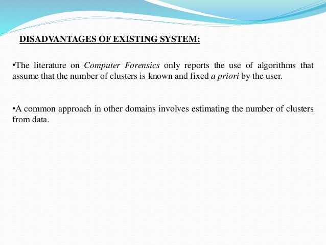 Document Clustering For Forensic Analysis An Approach For Improving