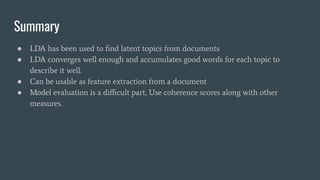 Document Clustering using LDA | Haridas Narayanaswamy [Pramati] | PDF | Computer Software and ...