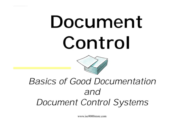 Document control | PPT