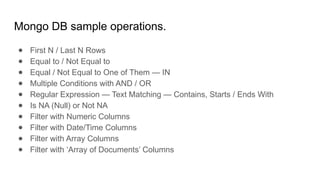Module 2.3 Document Databases in NoSQL Systems | PPT