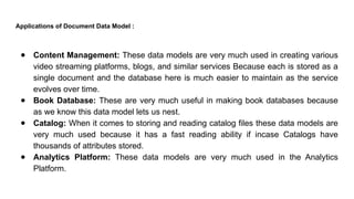 Module 2.3 Document Databases in NoSQL Systems | PPTX