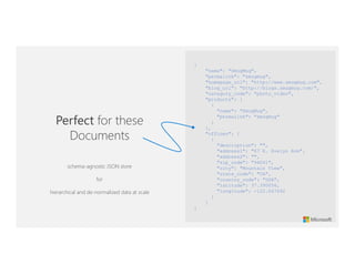 Analyze and visualize non-relational data with DocumentDB + Power BI | PDF