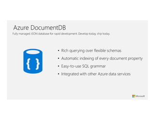 Analyze and visualize non-relational data with DocumentDB + Power BI | PDF | Databases ...