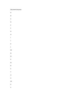 Document de prova | DOC | Science