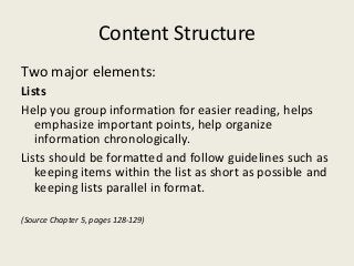 Document Design in Technical Writing | PPTX