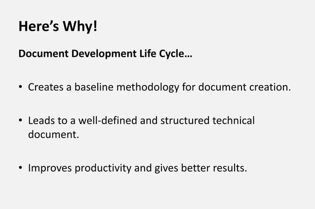 Document Development Life Cycle | PPT