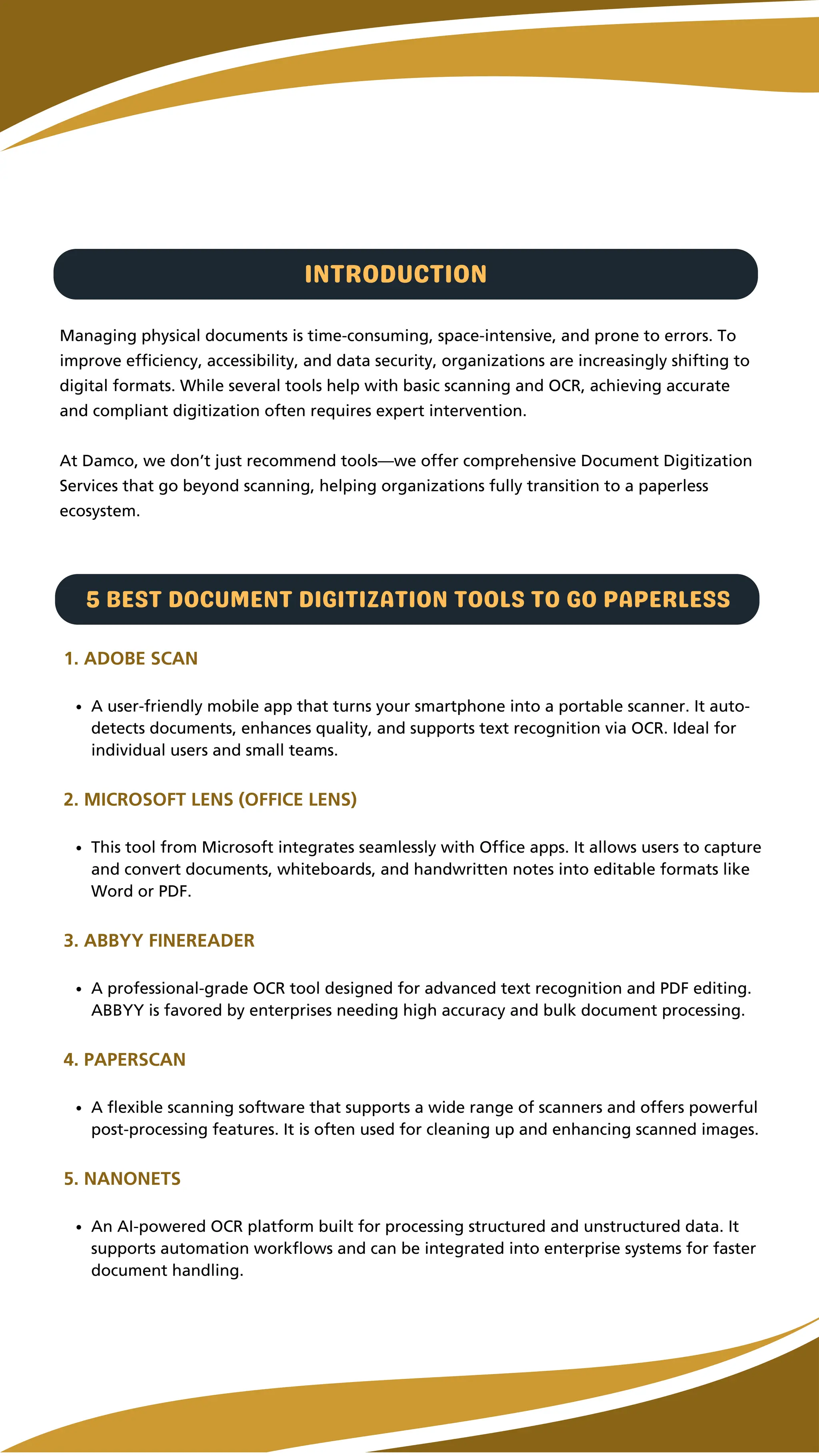 Document Digitization Top Tools You Need Right Now Pdf