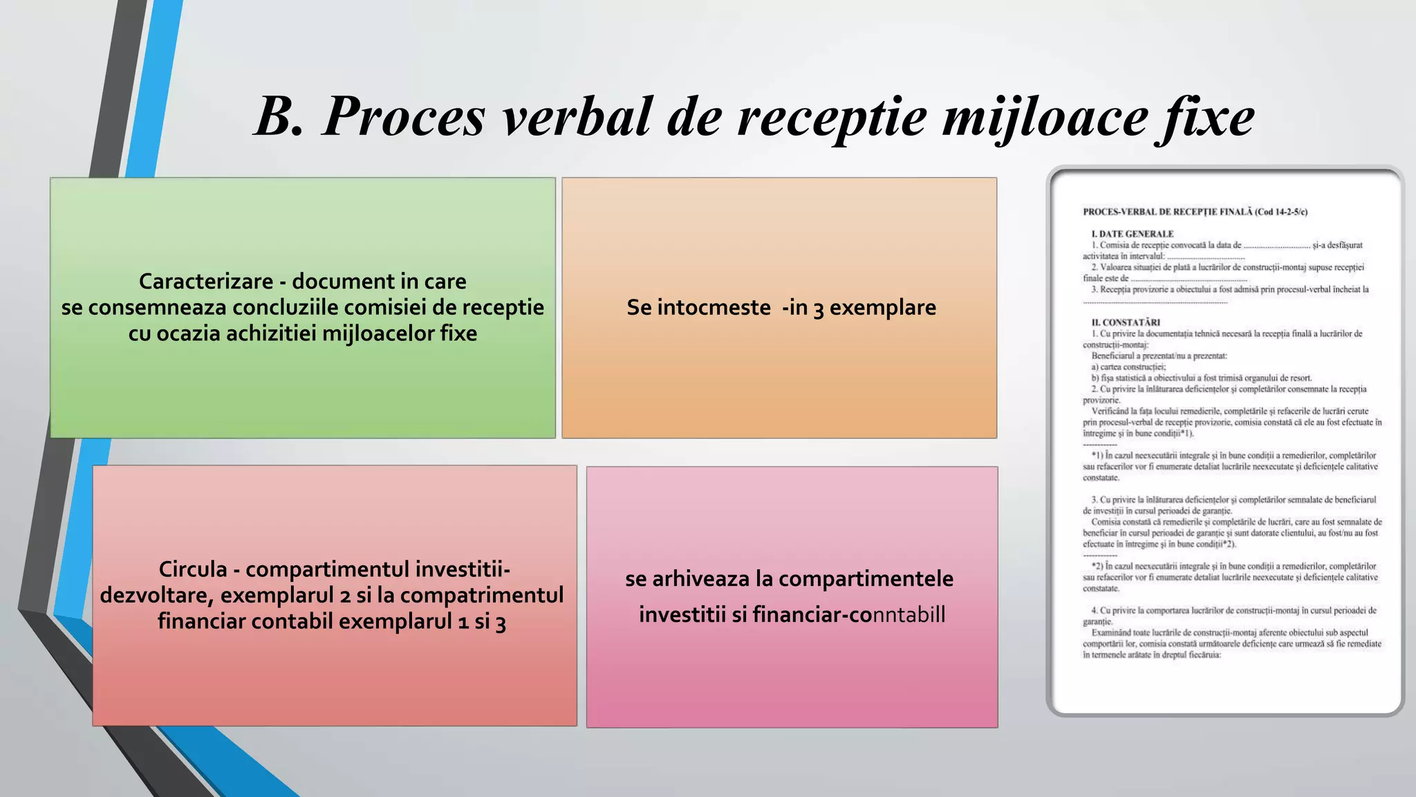 Documente - Active imobilizate | PPT