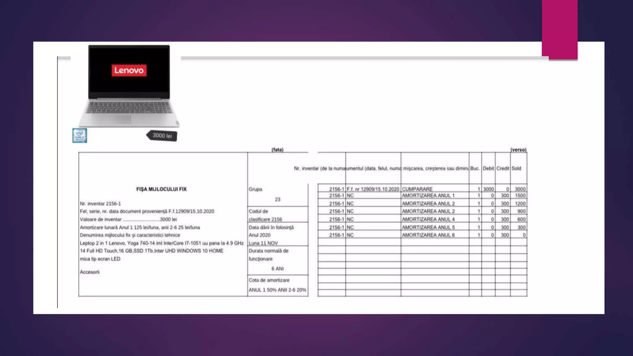 Documente - Mijloace fixe | PPTX