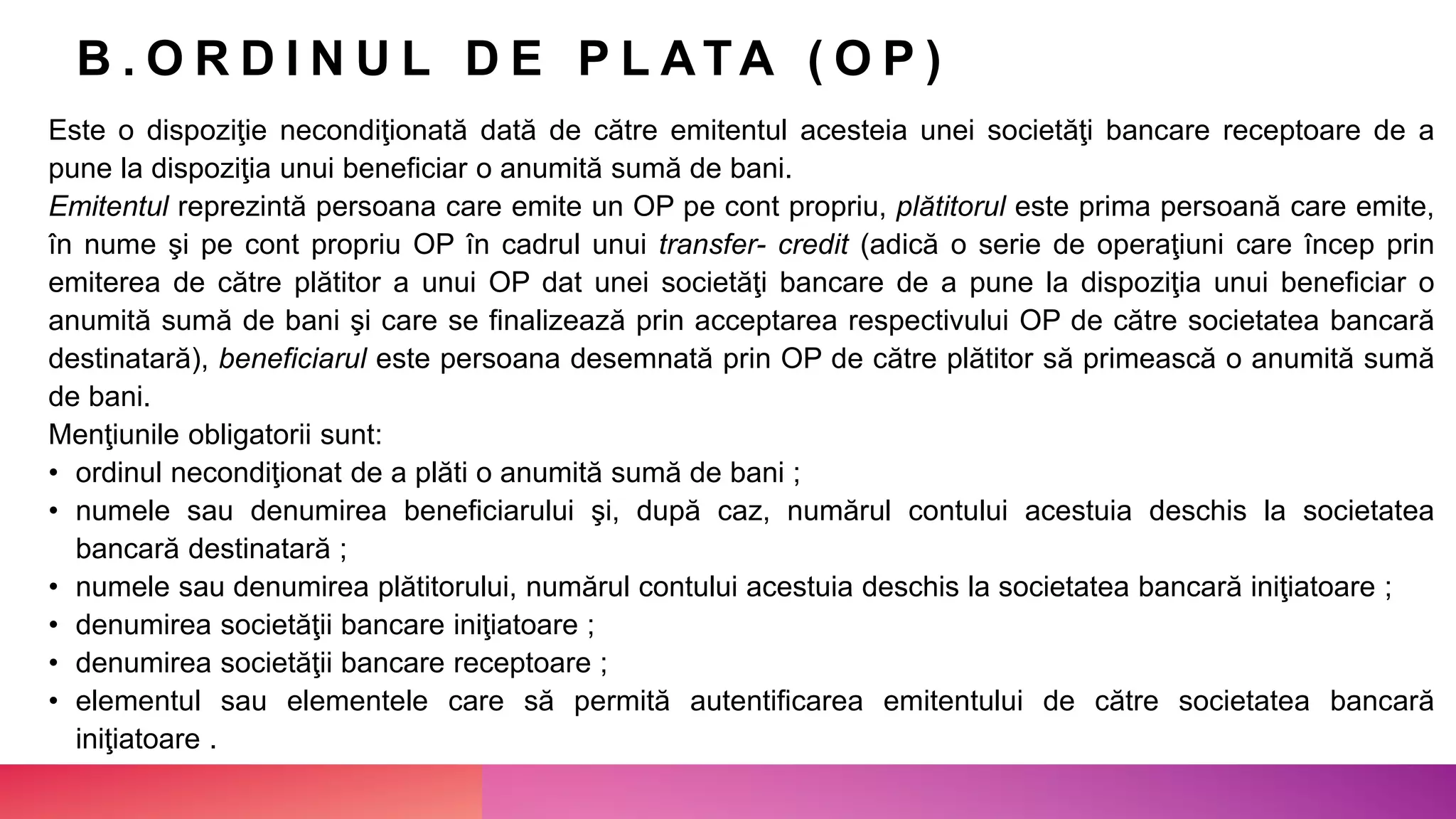 Documente de evidenta a mijloacelor banesti - trezorerie | PPTX