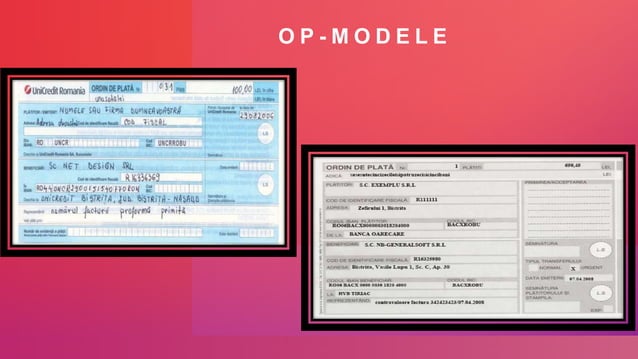 Documente de evidenta a mijloacelor banesti - trezorerie | PPT