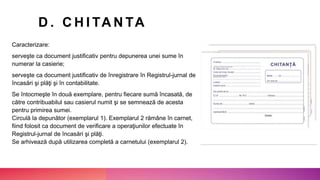 Documente de evidenta a mijloacelor banesti - trezorerie | PPTX