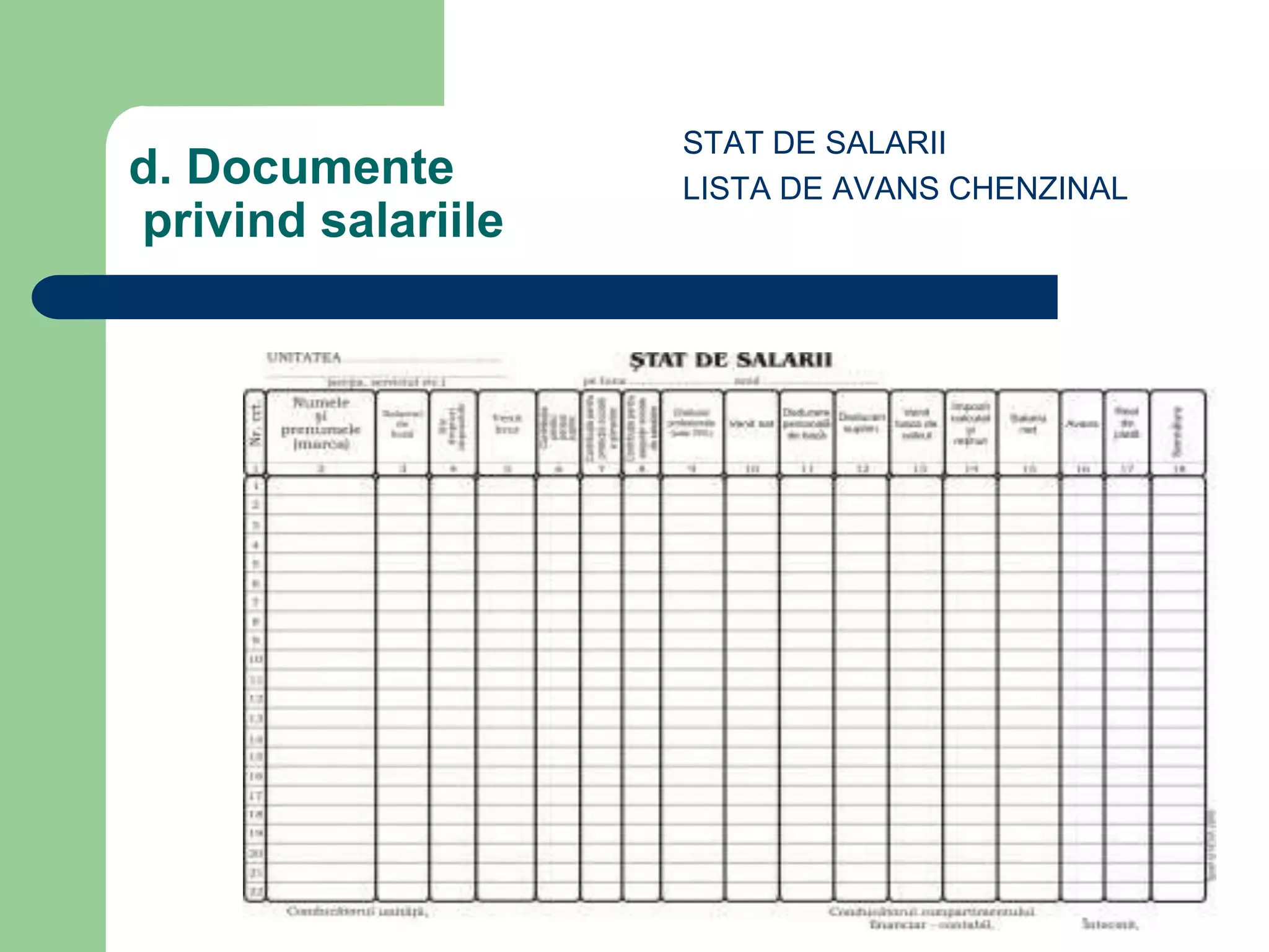 Documente de evidenta contabila | PPT