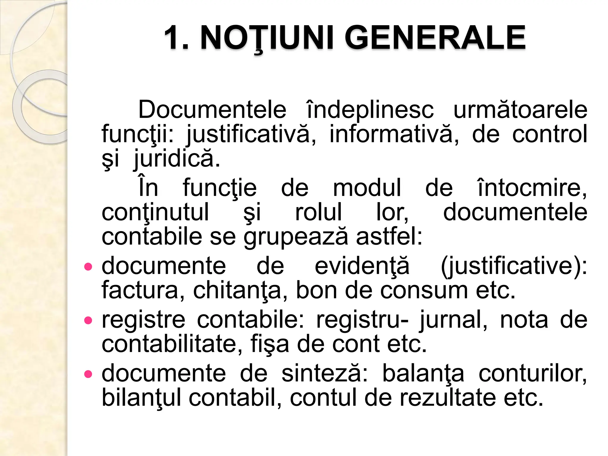 Documente de evidenta operativa | PPT
