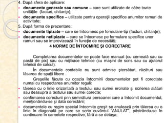 Documente de evidenta operativa | PPT