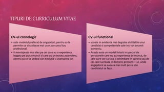 Documente de selectie - CV | PPTX