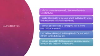 Documente de selectie - CV | PPTX