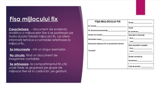 Documente mijloace fixe | PPTX