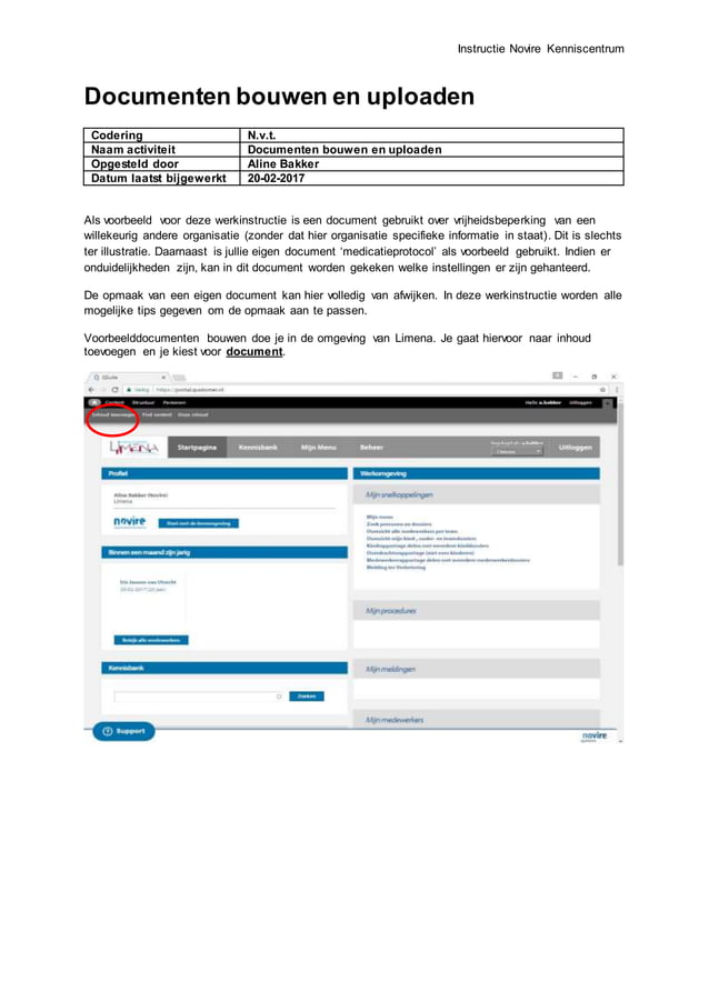 Documenten bouwen en uploaden | DOCX