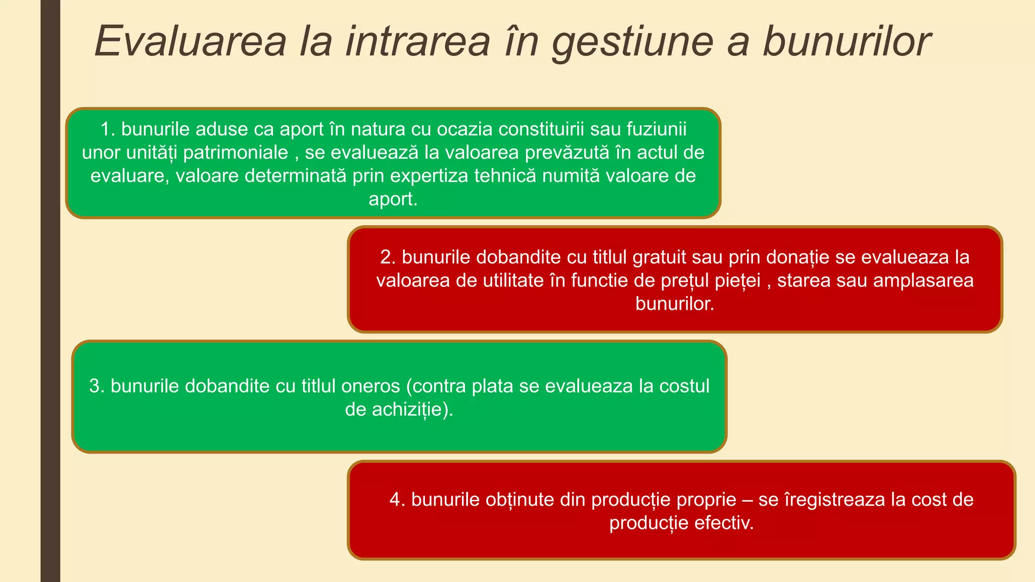 Documente pentru materii prime si materiale - stocuri | PPTX