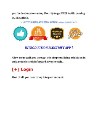 ELECTRIFY REVIEW-IT'S TRUE? | PDF