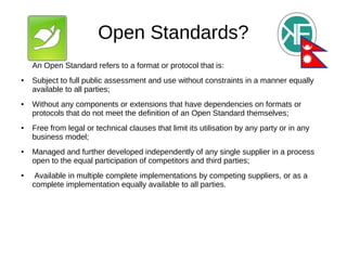 Document freedom and open standard | ODP