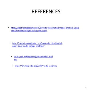 ELECTRICAL CIRCUIT ANALYSIS PROBLEM SOLUTION IN MATLAB | PPTX