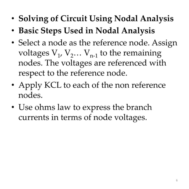 ELECTRICAL CIRCUIT ANALYSIS PROBLEM SOLUTION IN MATLAB | PPTX