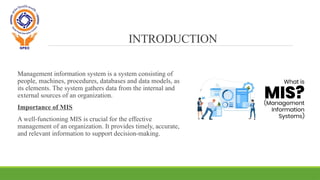 Management Information Systems Ppt College Viva Presentation | PPT