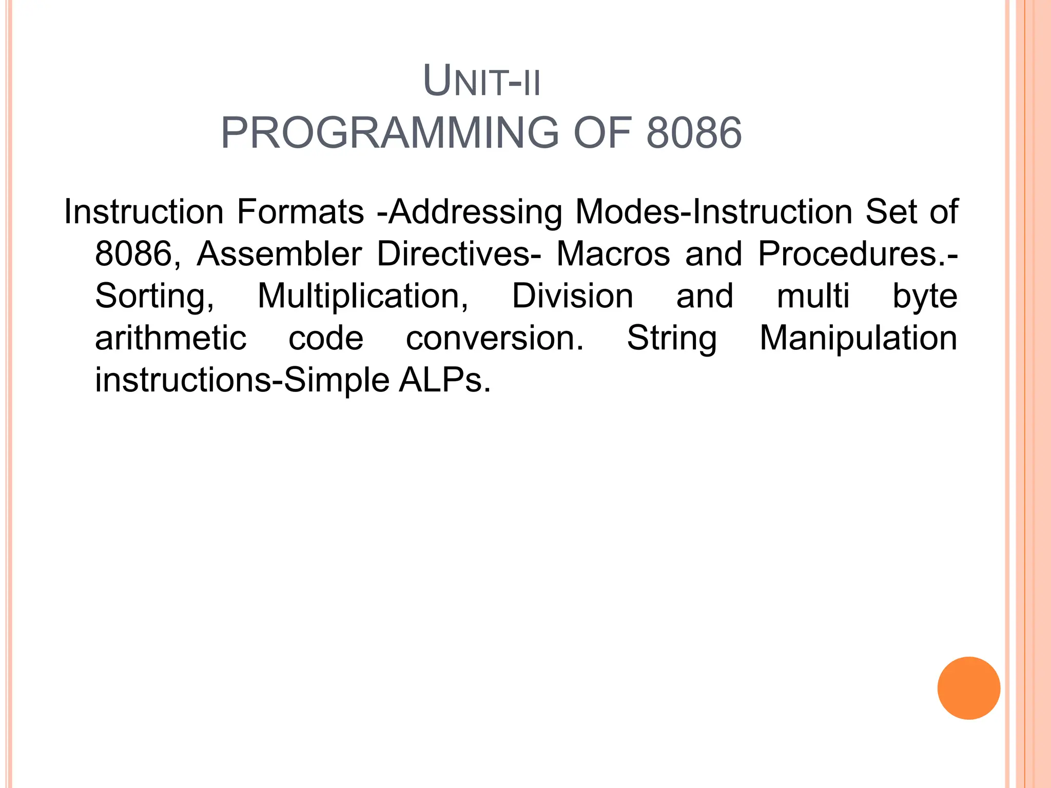 Mastering Assembly Language: Programming with 8086 | PPTX Mastering Assembly Language: Programming with 8086 | PPTX