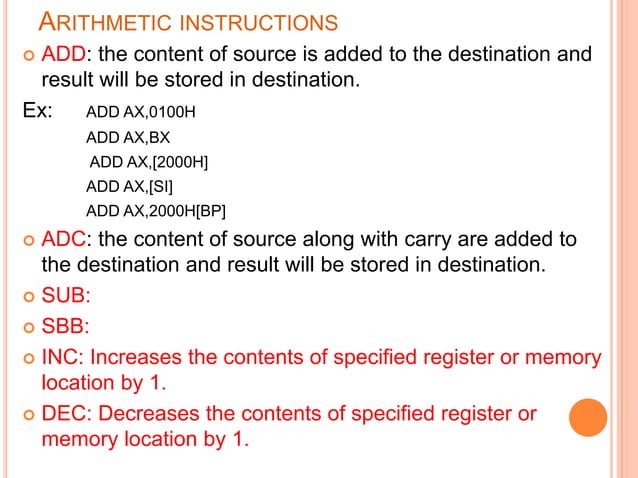 Mastering Assembly Language: Programming with 8086 | PPTX