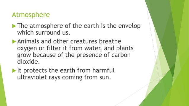 What is environment? The components of environment | PPT