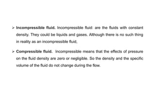 hydraulics fluids and properties chapter | PPTX