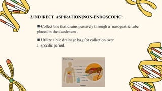 CLINICAL LABORATORY TECHNOLOGY -BILE SAMPLE COLLECTION TECHNIQUES | PPT