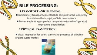 CLINICAL LABORATORY TECHNOLOGY -BILE SAMPLE COLLECTION TECHNIQUES | PPT