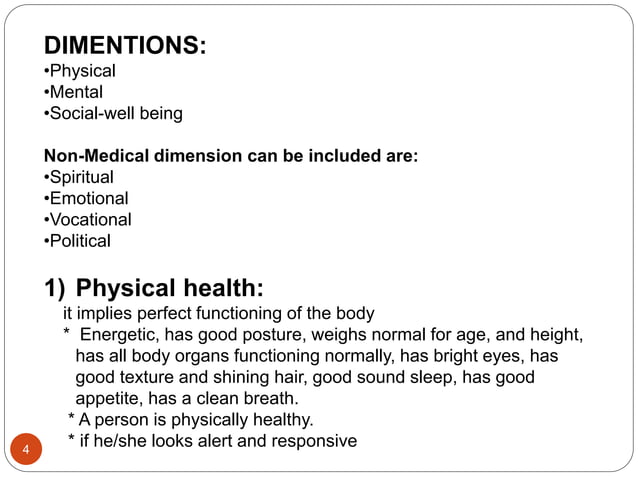 Health and Hygiene || Types of Health || Types of Hygiene | PPTX ...