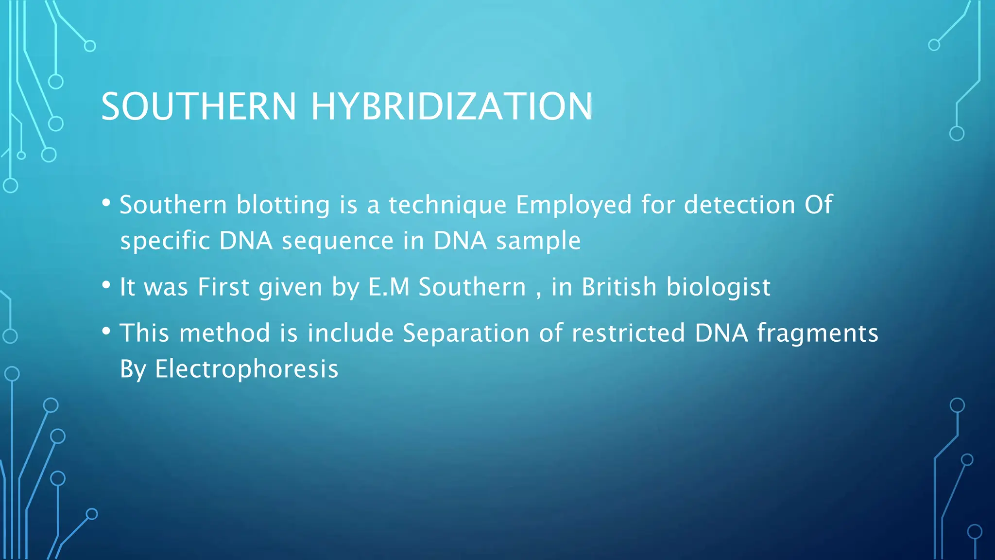 Recombination DNA Technology (Nucleic Acid Hybridization ) | PPTX